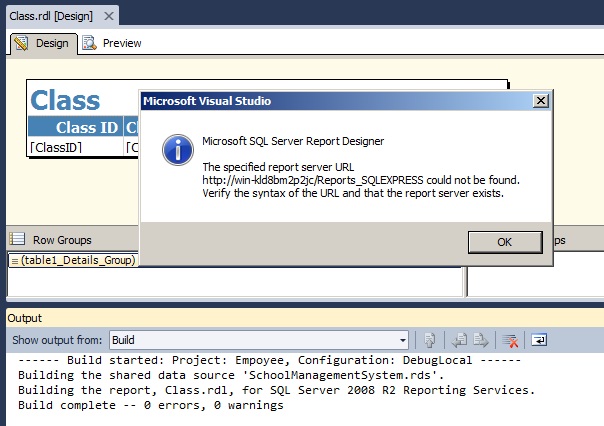 Fix the issue “The specified report server URL could not be found”