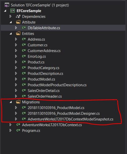 Entity Framework Core Migrations