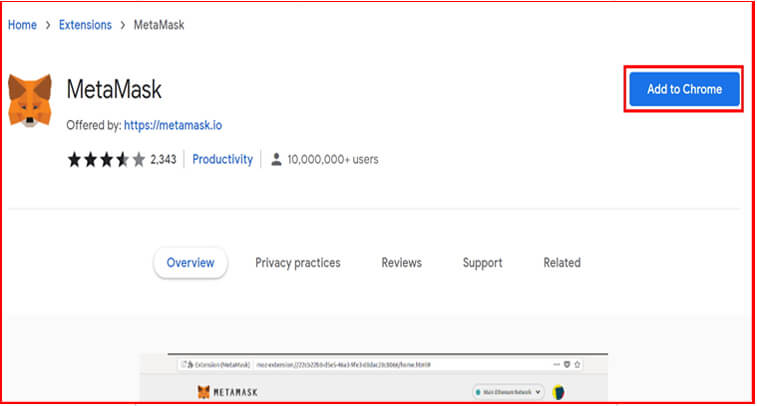 Create A Wallet Account Using MetaMask