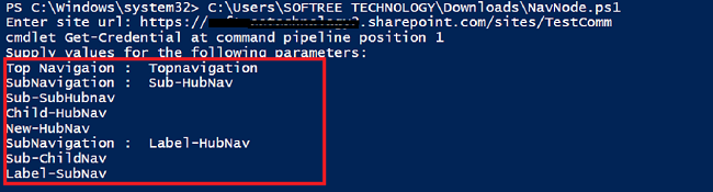 Get, Add And Remove Navigation Using PnP-PowerShell