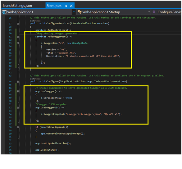 .Net Core API With Swagger Documentation