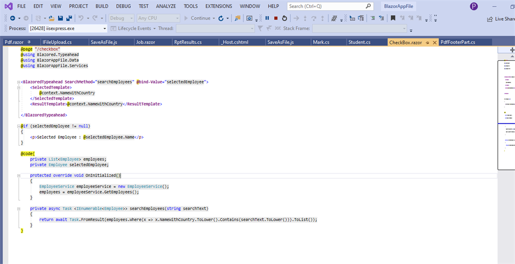 How To Implement Autocomplete Textbox In Blazor