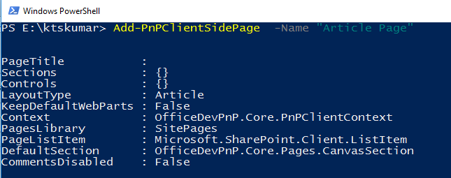 How To Create Modern Page In SharePoint Site Using PnP PowerShell How To Create Modern Page In SharePoint Site Using PnP PowerShell