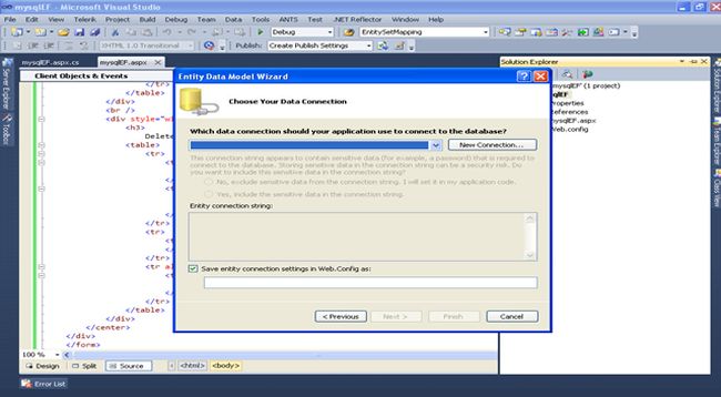Implementing Crud Operation In Mysql Using Entity Framework