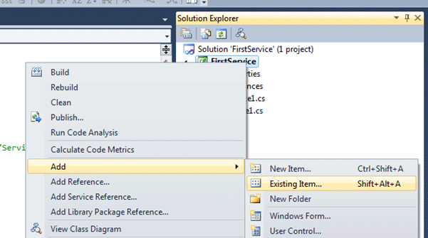 WCF Series: Using the WCF Service Configuration Editor