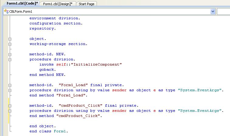 Creating Forms With Cobol
