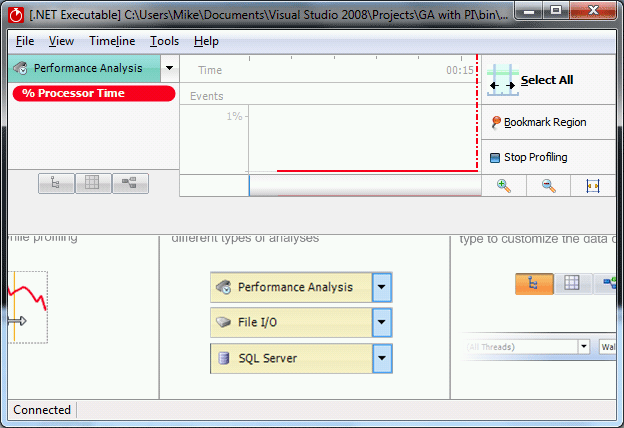 ANTS Profiler by Red Gate gives a Command Performance
