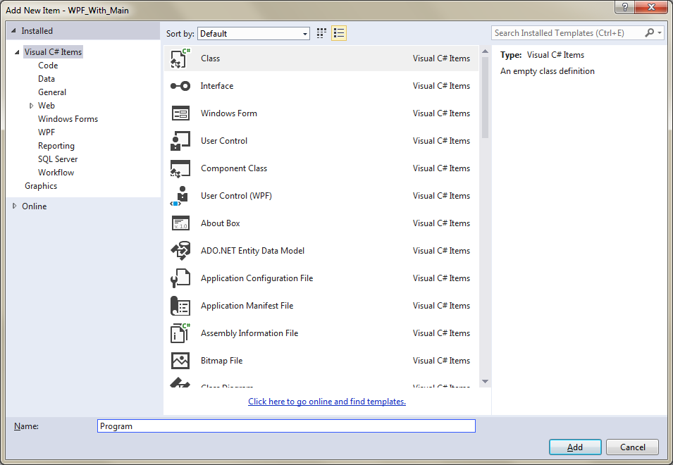 Wpf Applications With A Main Method