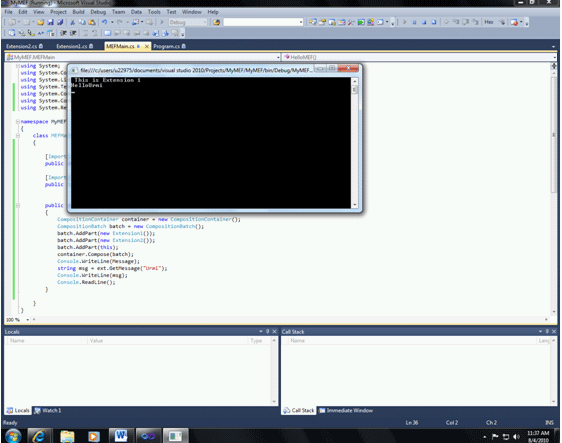 Basics Of Managed Extensibility Framework
