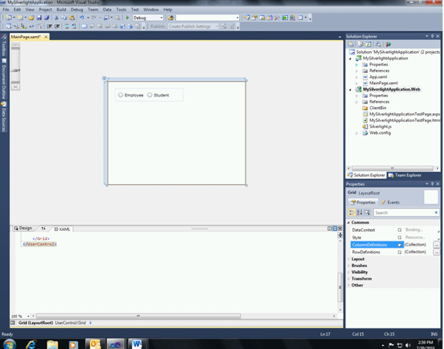 Creating A Silverlight Application That Inserts Data To A Database Using Wcf Service
