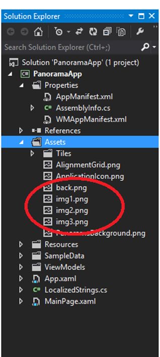 How to Create Panorama Application in Windows Phone