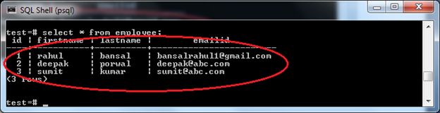 CRUD Operations in PostgreSQL Database Using ASP.Net With C#