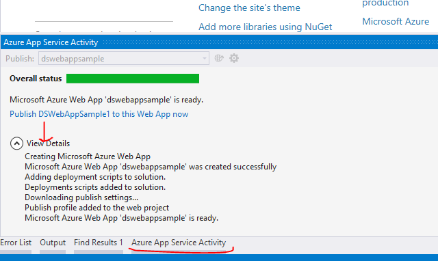 Create ASP.NET Web App In Azure