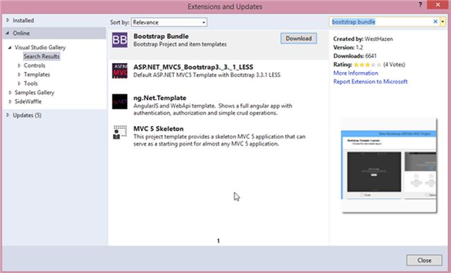 Visual Studio Tools For Bootstrap