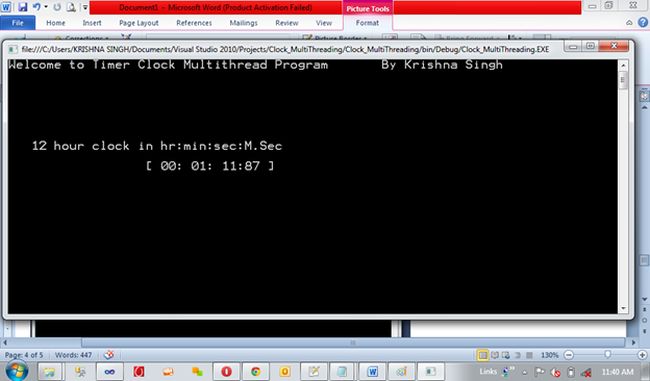 How to Create Timer of Multithread Based Program on Console Application ...