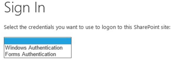 Forms Based Authentication in SharePoint 2013 Forms Based Authentication in SharePoint 2013