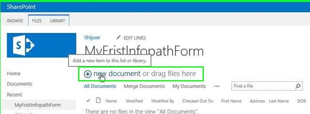 InfoPath Forms 2013: Part 1
