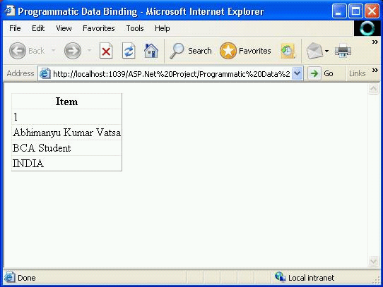 GridView Control In ASP NET Part 1