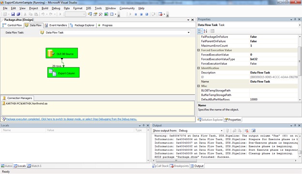 Sql Server Integration Services Ssis Export Column Transformations In Ssis