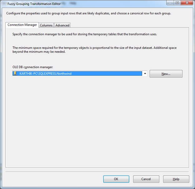 SQL Server Integration Services (SSIS) - Fuzzy Grouping Transformation in SSIS
