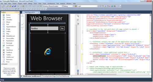 Working With Web Browser Control in Windows Phone 7