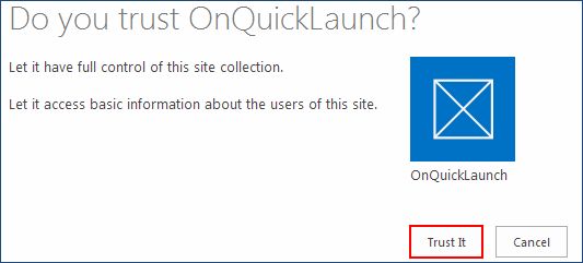 How to Display the List in the Quick Launch Bar in SharePoint Online Using REST API