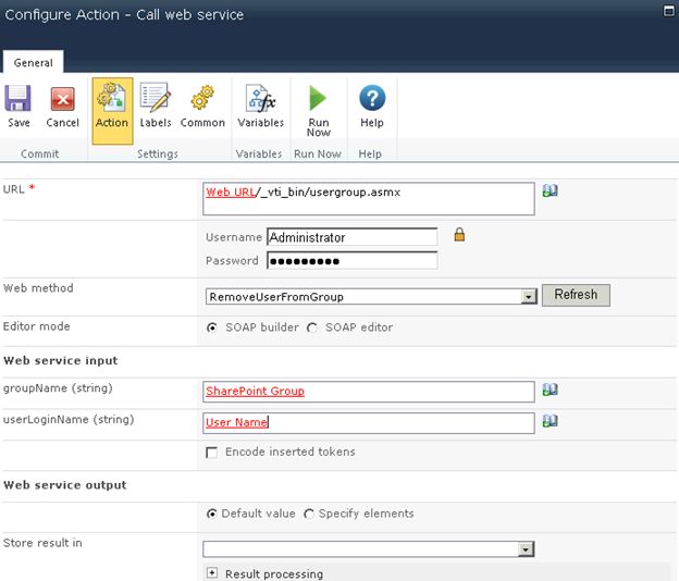 How to Remove User From SharePoint Group Using NINTEX Workflow