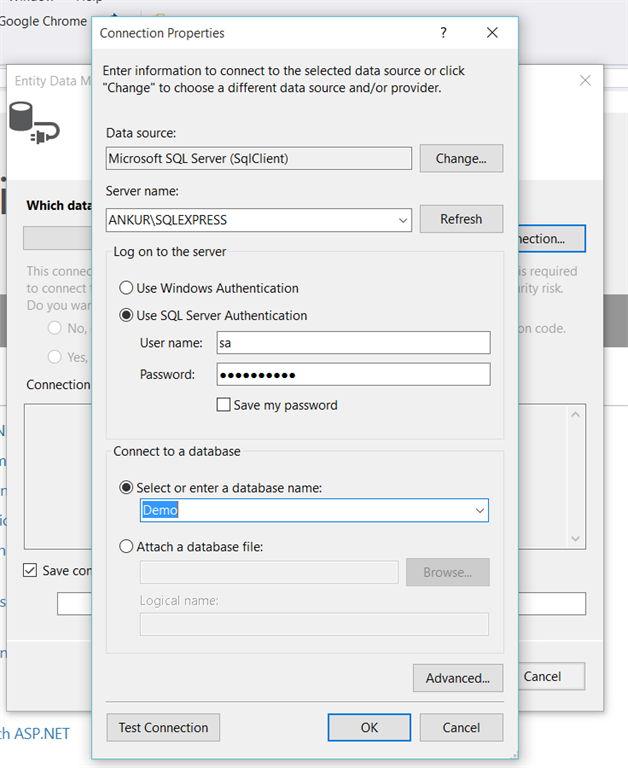 Step By Step Implement Database First Approach In Mvc