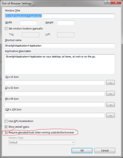 Silverlight 4 App With Elevated Trust Mode Oob 8656
