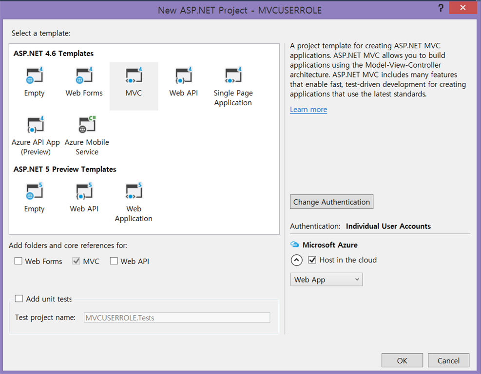 ASP.NET MVC 5 Security And Creating User Role