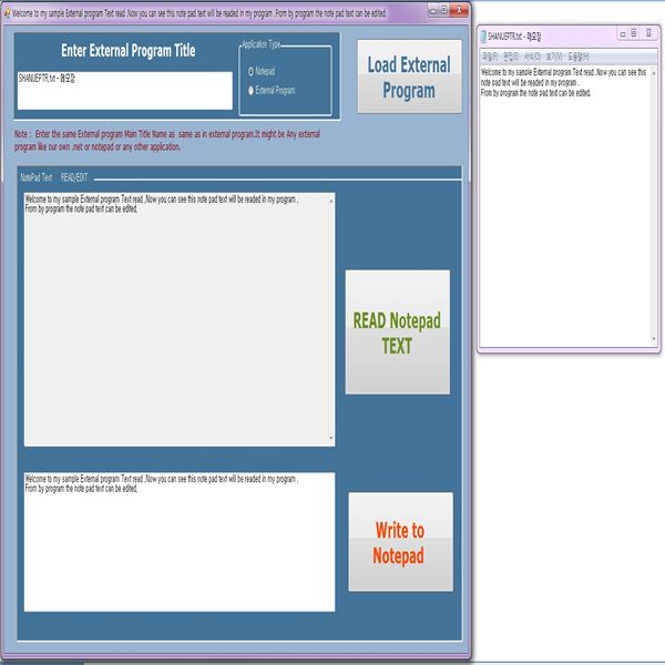 Read External Program Text Using VB.Net