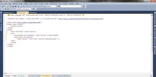 Page Structure in ASP.Net