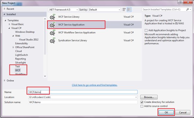 How to Create WCF Service in Visual Studio 2013