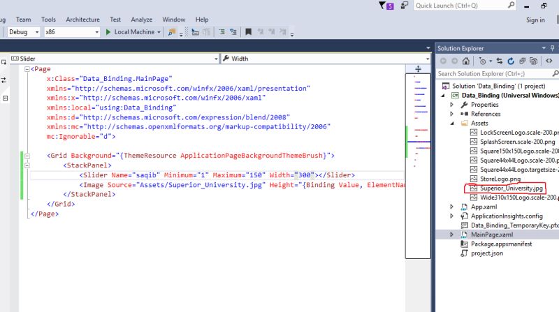 Simple Data Binding In Universal Windows Platform 3488