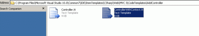 Modifying or Adding the Default Code Generation/Scaffolding Templates ... Modifying or Adding the Default Code Generation/Scaffolding Templates ...