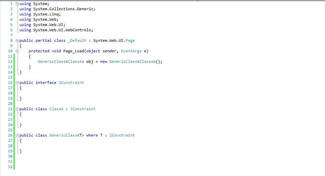 Generic Type Constraints: Where Keyword in C#