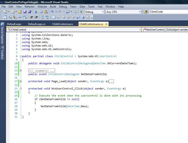 Pass Data From User Control to Parent Page, Using Events and Delegates ...