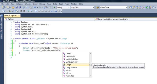Var Vs Dynamic Keywords In C#