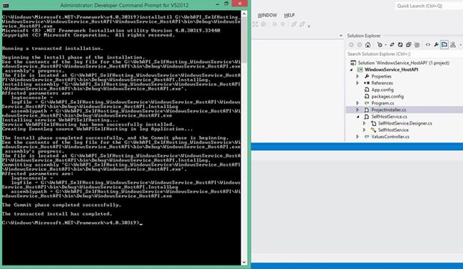 Web API Self-Hosting Using Windows Service: Part 1