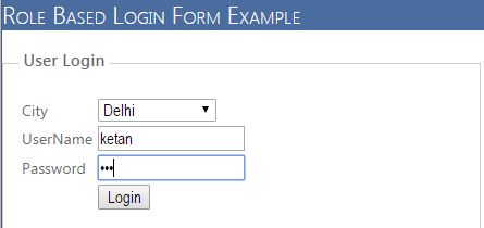 ASP.Net Role Based Login Form Using SQL Procedure