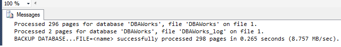Sql Server Database Backup With Multiple Methods Using Transact Sql 0380