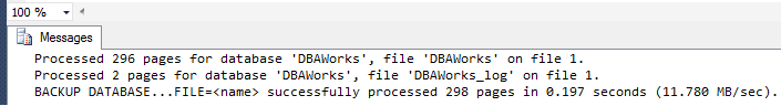Sql Server Database Backup With Multiple Methods Using Transact Sql