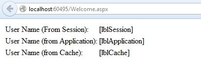 Difference Between Session Application and Cache