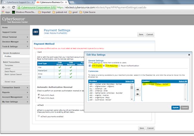 Step-by-Step Guide For CyberSource Secure Acceptance