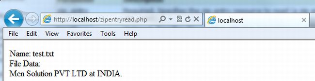 Create Zip File in PHP