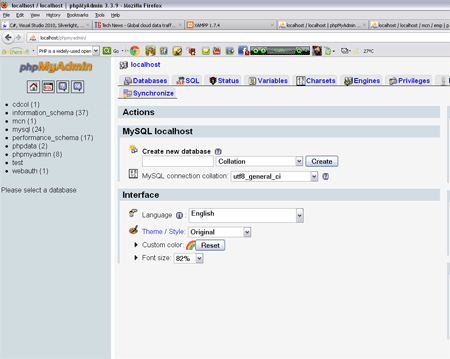 Working with database in PHP