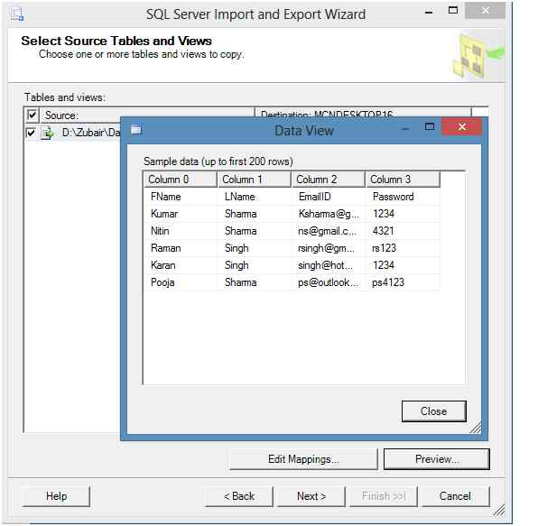 Import Data From A Text File Into Sql Server Database