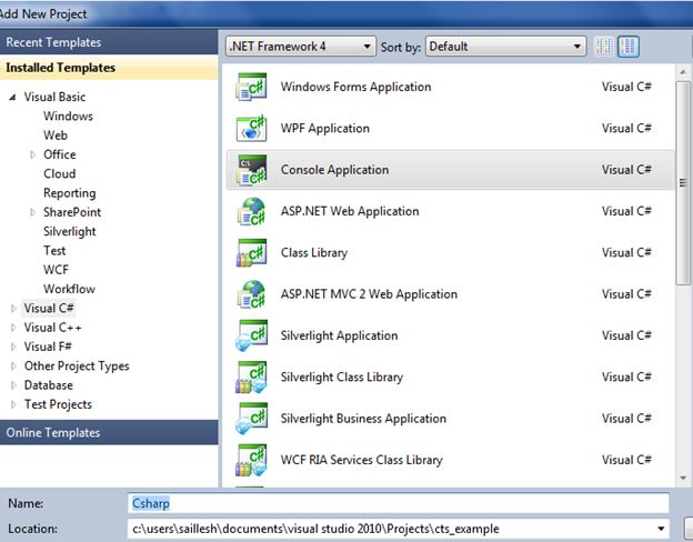 Common Type System (CTS) in .NET