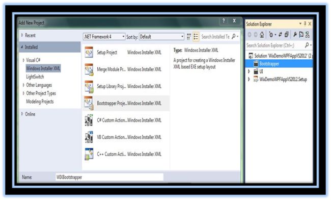 Installing Prerequisites Using Wix Bootstrapper Project And Other