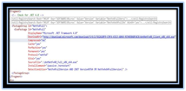 Installing Prerequisites Using Wix Bootstrapper Project And Other Features Of Wix